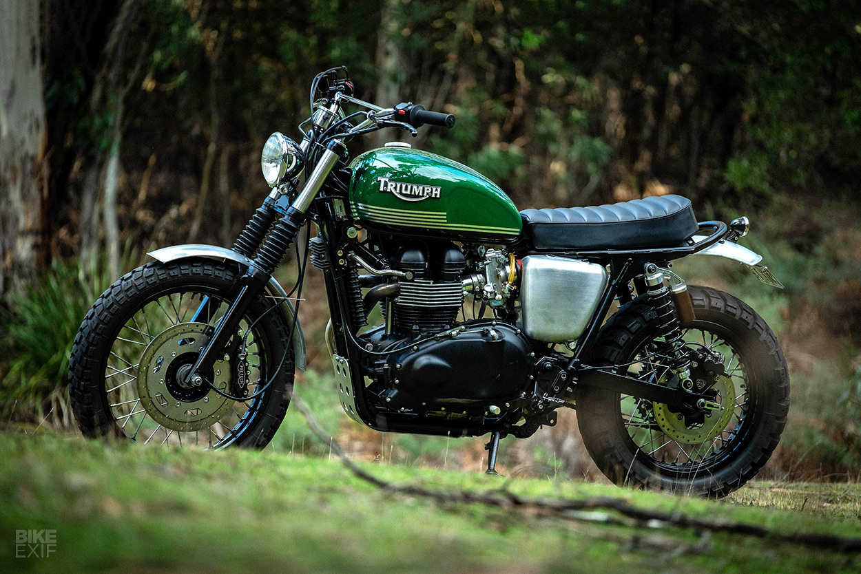 Triumph Scrabmler custom by Jim Robinson | Scrolller