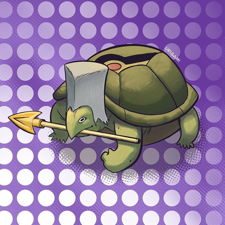 Turtle polnareff fanart @Urigami_art | Scrolller