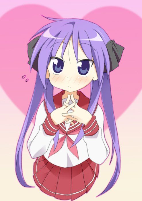 Twiddling her fingers [Lucky Star] | Scrolller