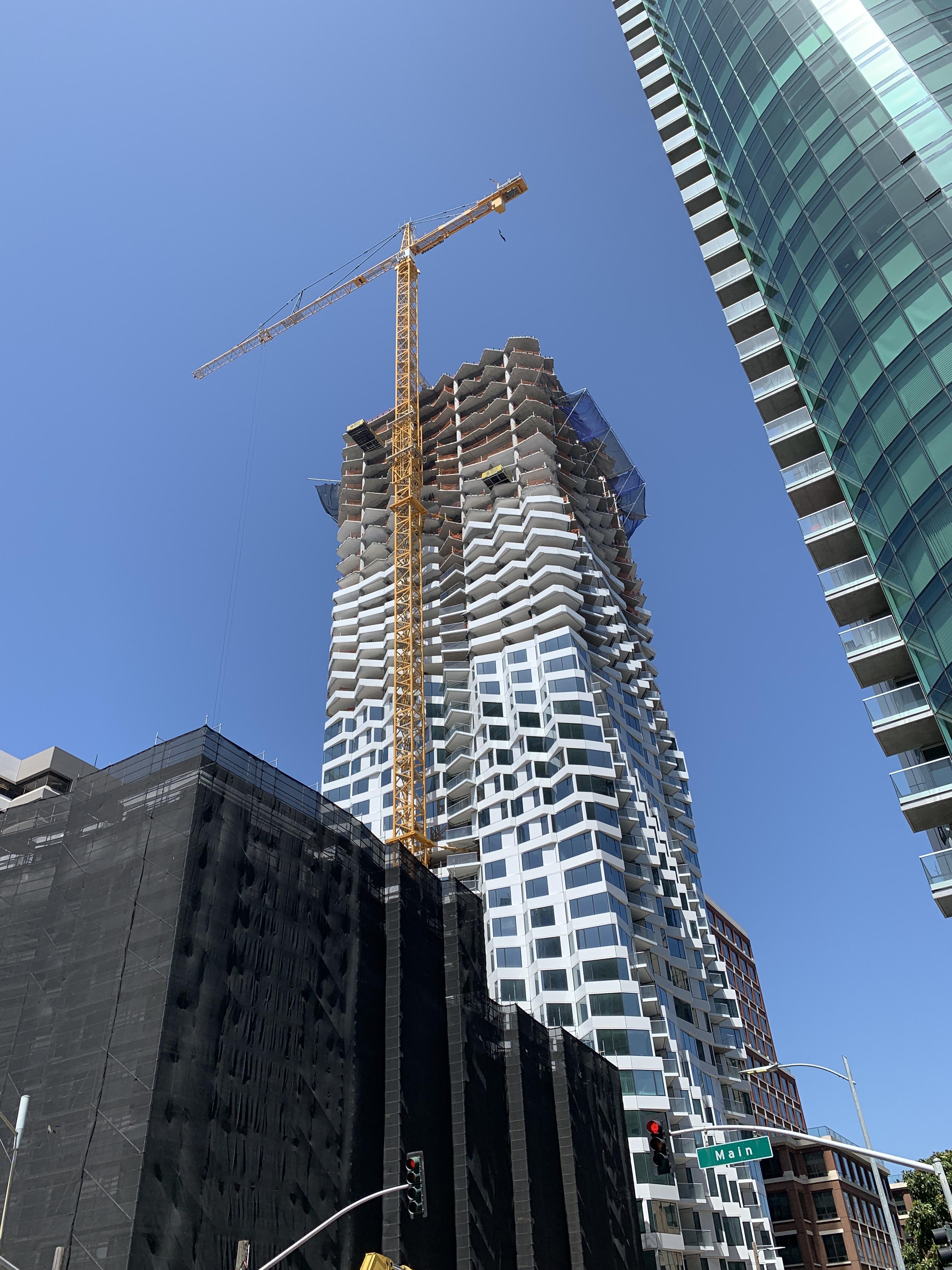 Twisted building going up downtown is awesome | Scrolller