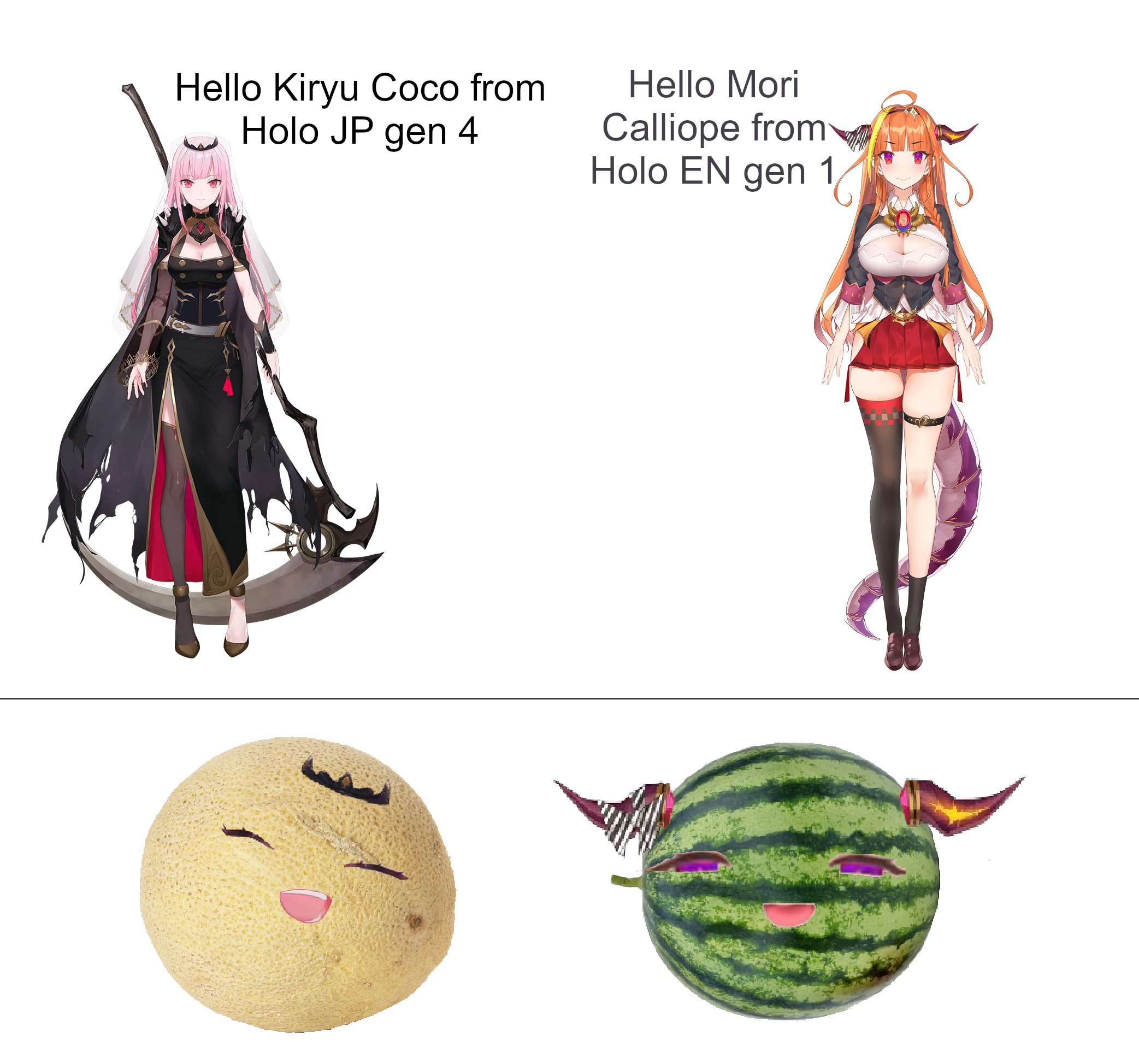 Two melons having a good time | Scrolller