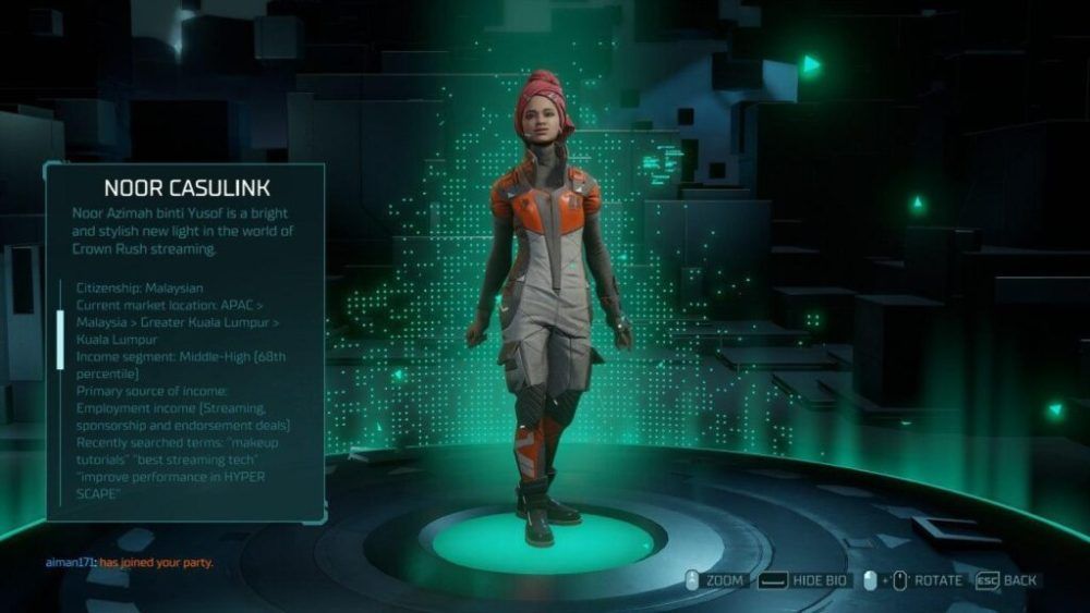 Ubisoft's new IP game 'Hyperscape' will have a Malaysian hero. | Scrolller