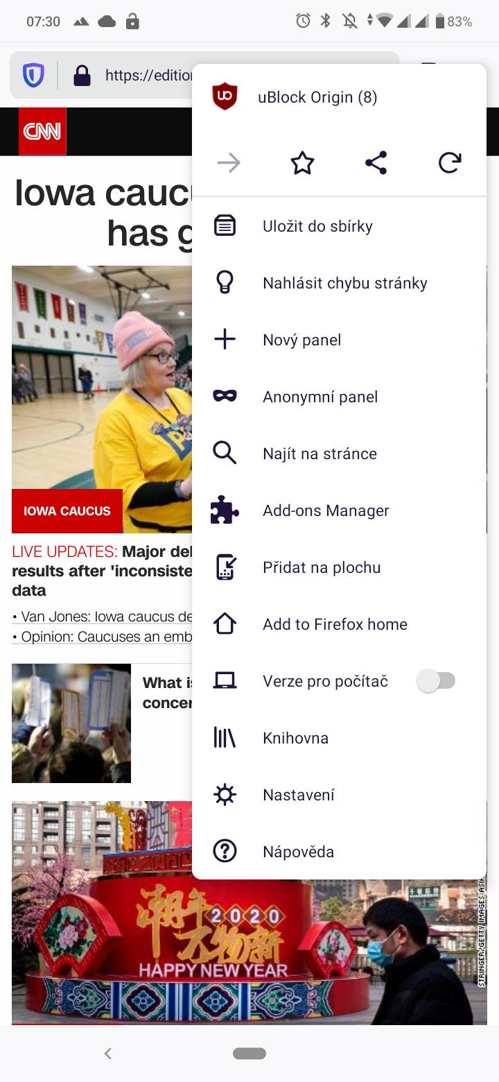 uBlock origin in Fenix | Scrolller