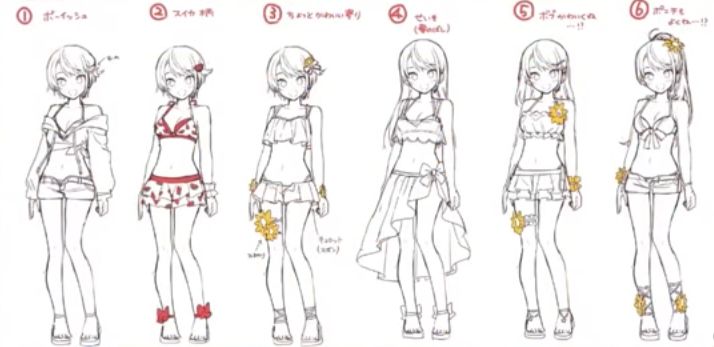 Ui-Mama's Subaru concepts for her swimsuit outfit. I wished we've gotten the long hair Subaru ...