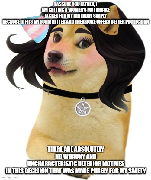 un-wacky and characteristic gender identity has entered the chat ...