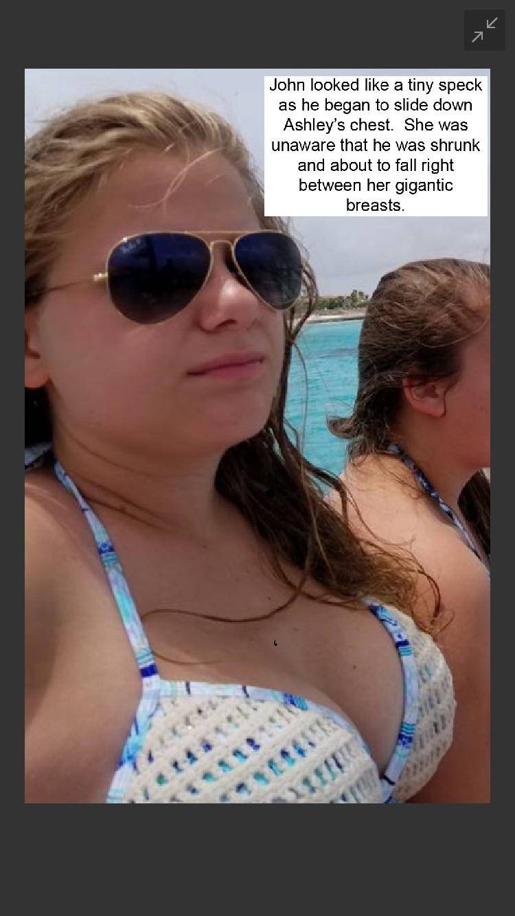 Unaware shrunken boyfriend | Scrolller