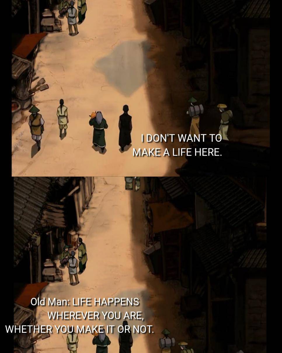 Uncle Iroh being wise as always. | Scrolller