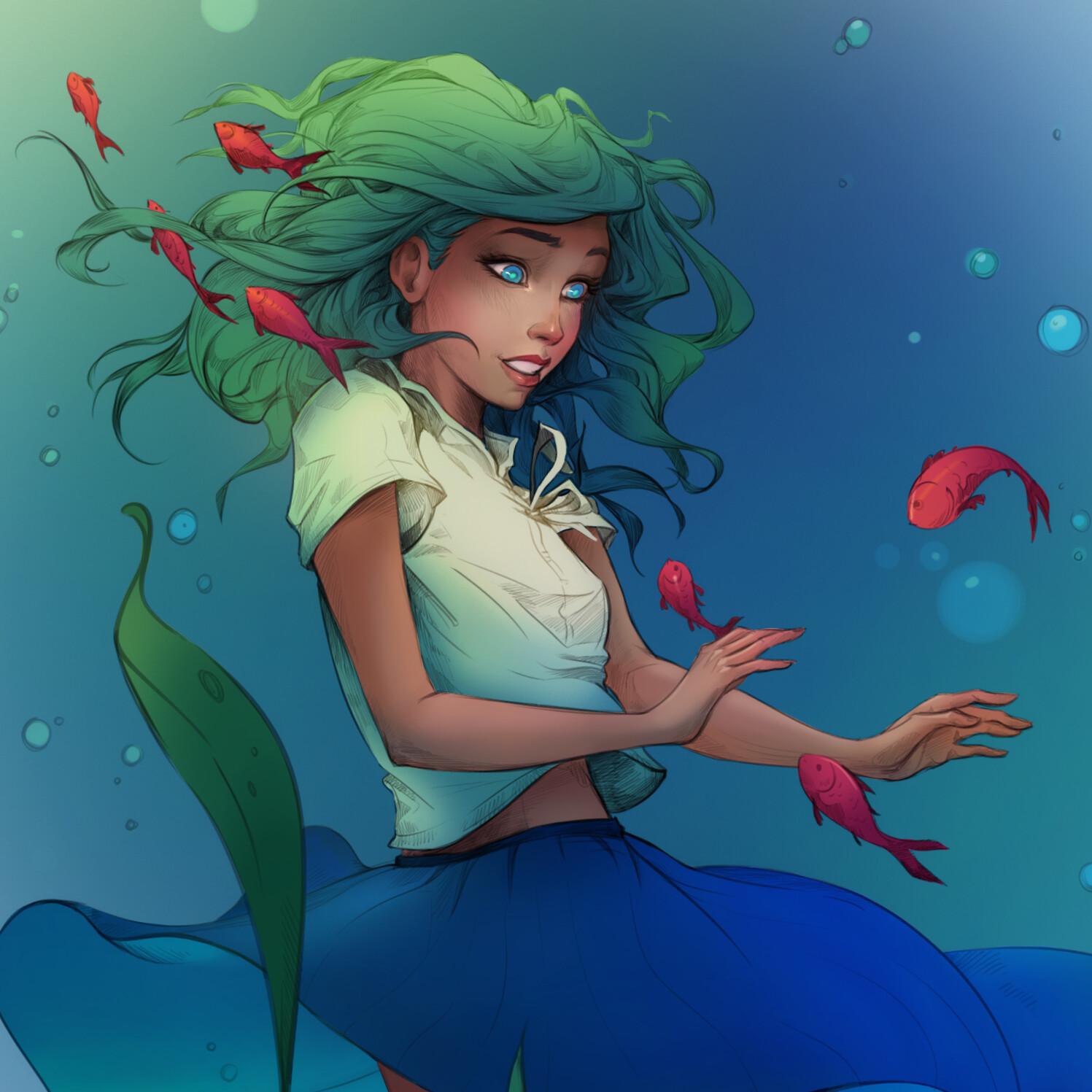 Underwater by Anna Anikeyka | Scrolller