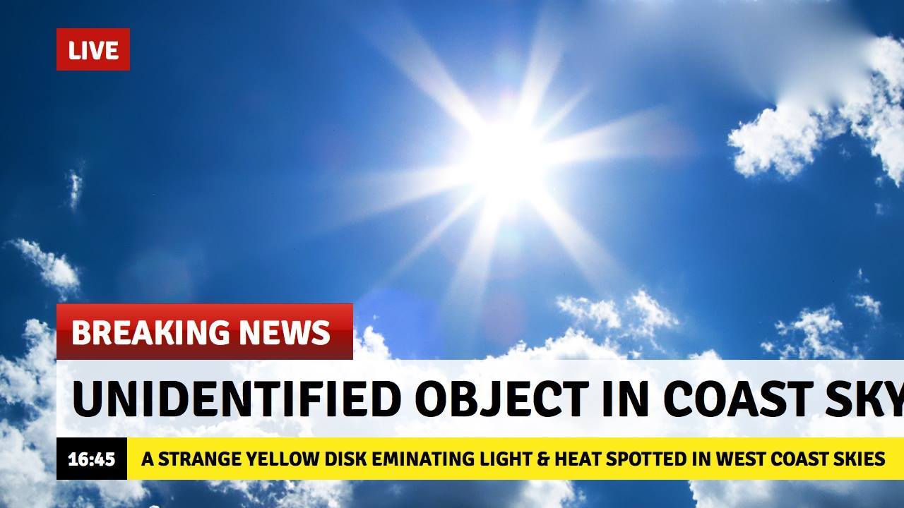 Unidentified object in West Coast skies | Scrolller