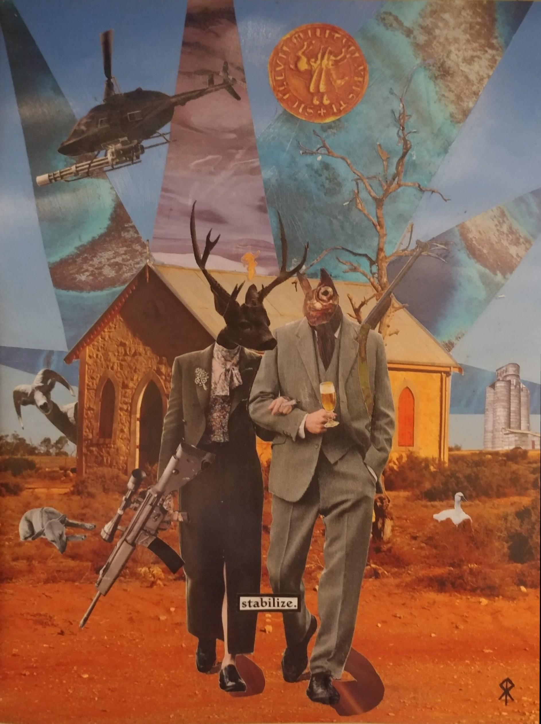 Untitled. Collage [analog]. 9"x11" | Scrolller