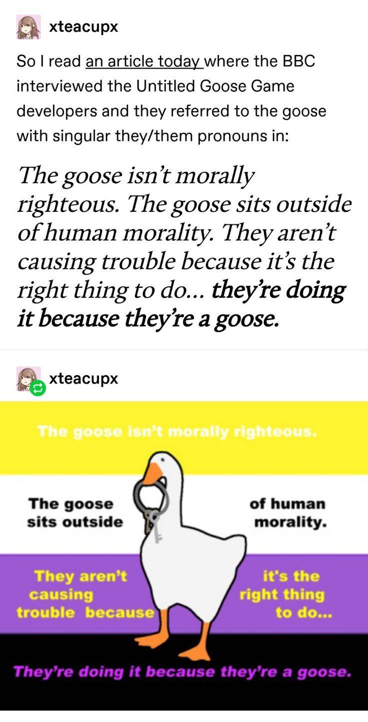 Untitled goose game! | Scrolller