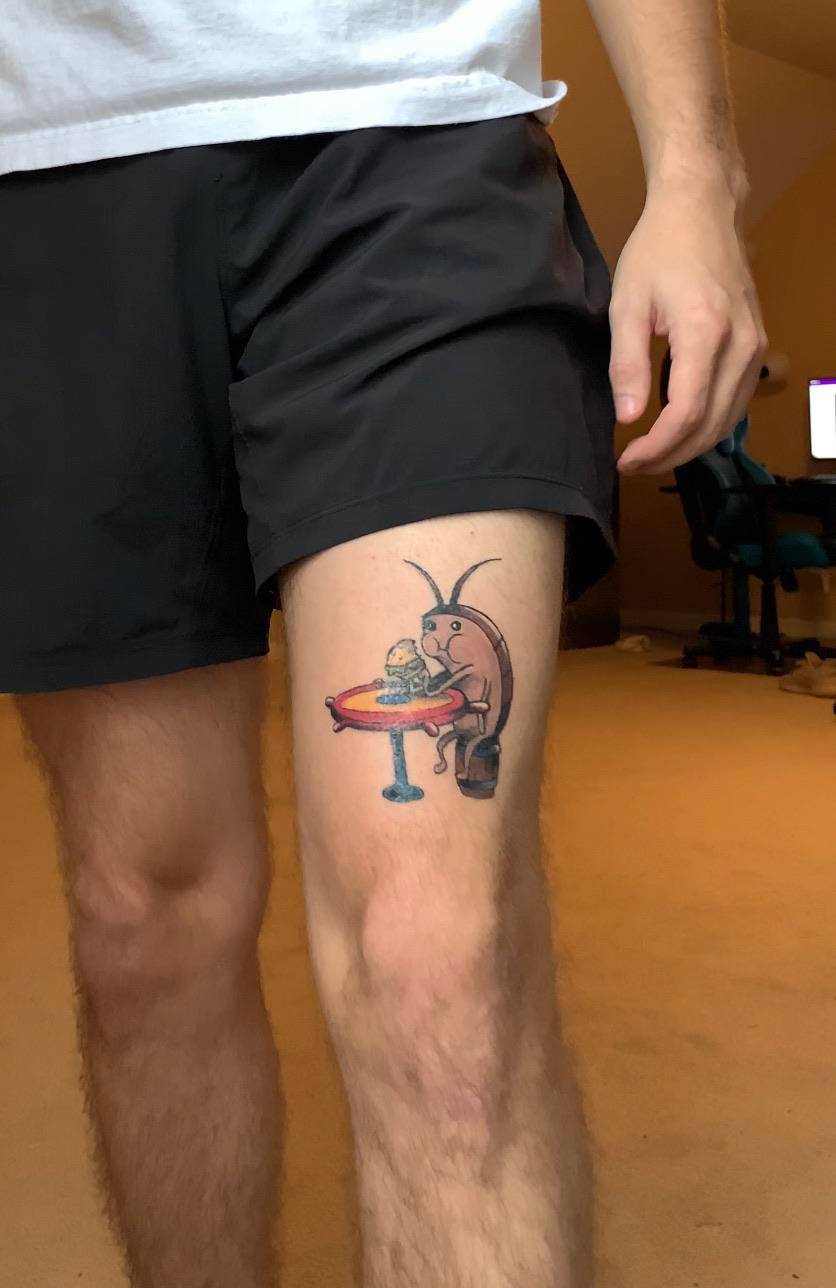 Upvote for Bean Man | My First Tattoo | Scrolller