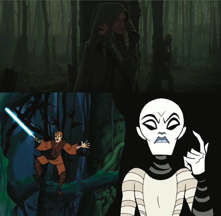 Using the Force behind a tree. | Scrolller