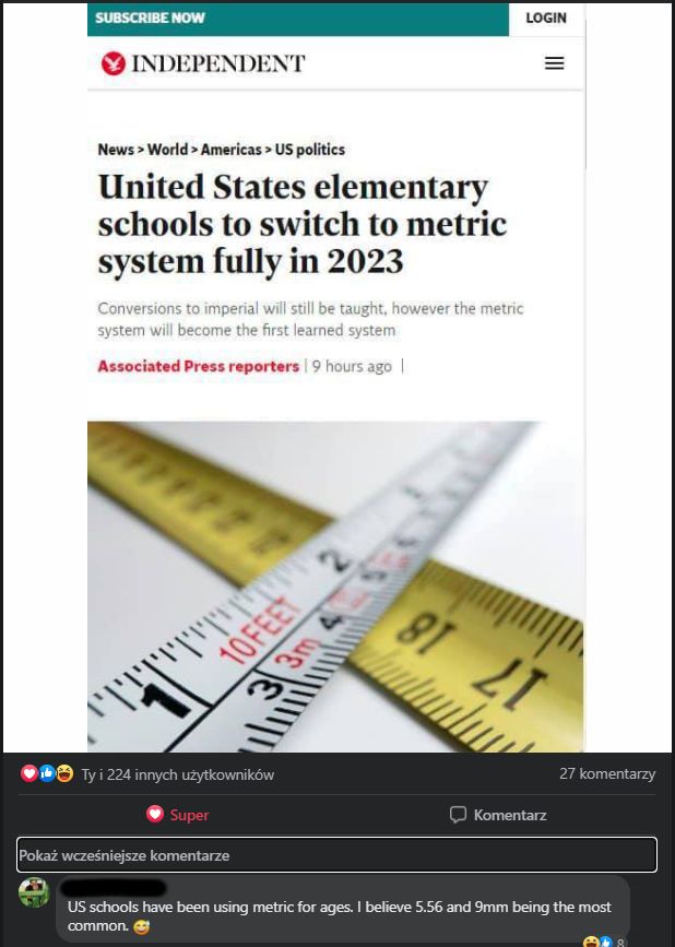 Using the metric system | Scrolller