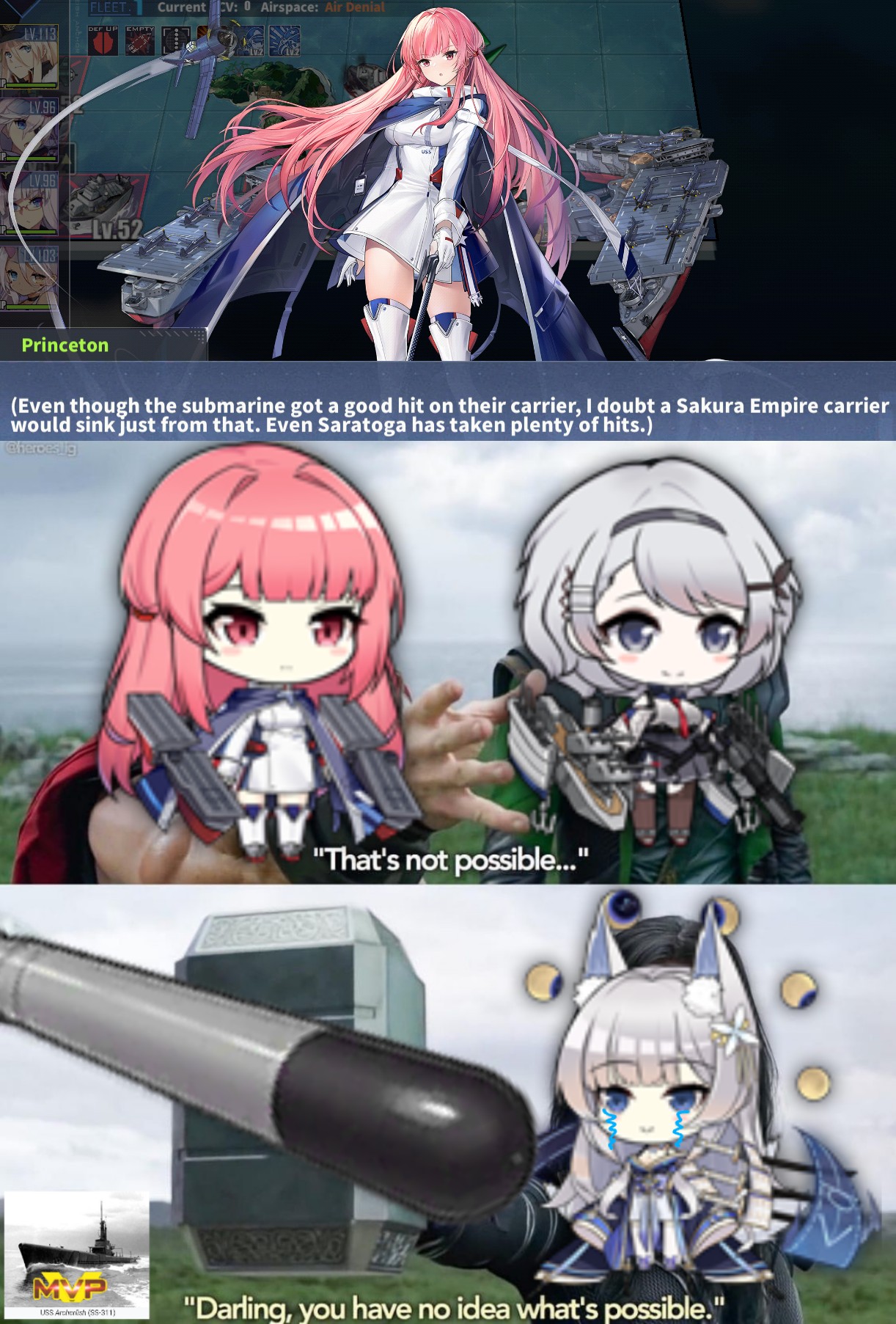 USS Archerfish MVP! [Princeton, Reno, Shinano] | Scrolller