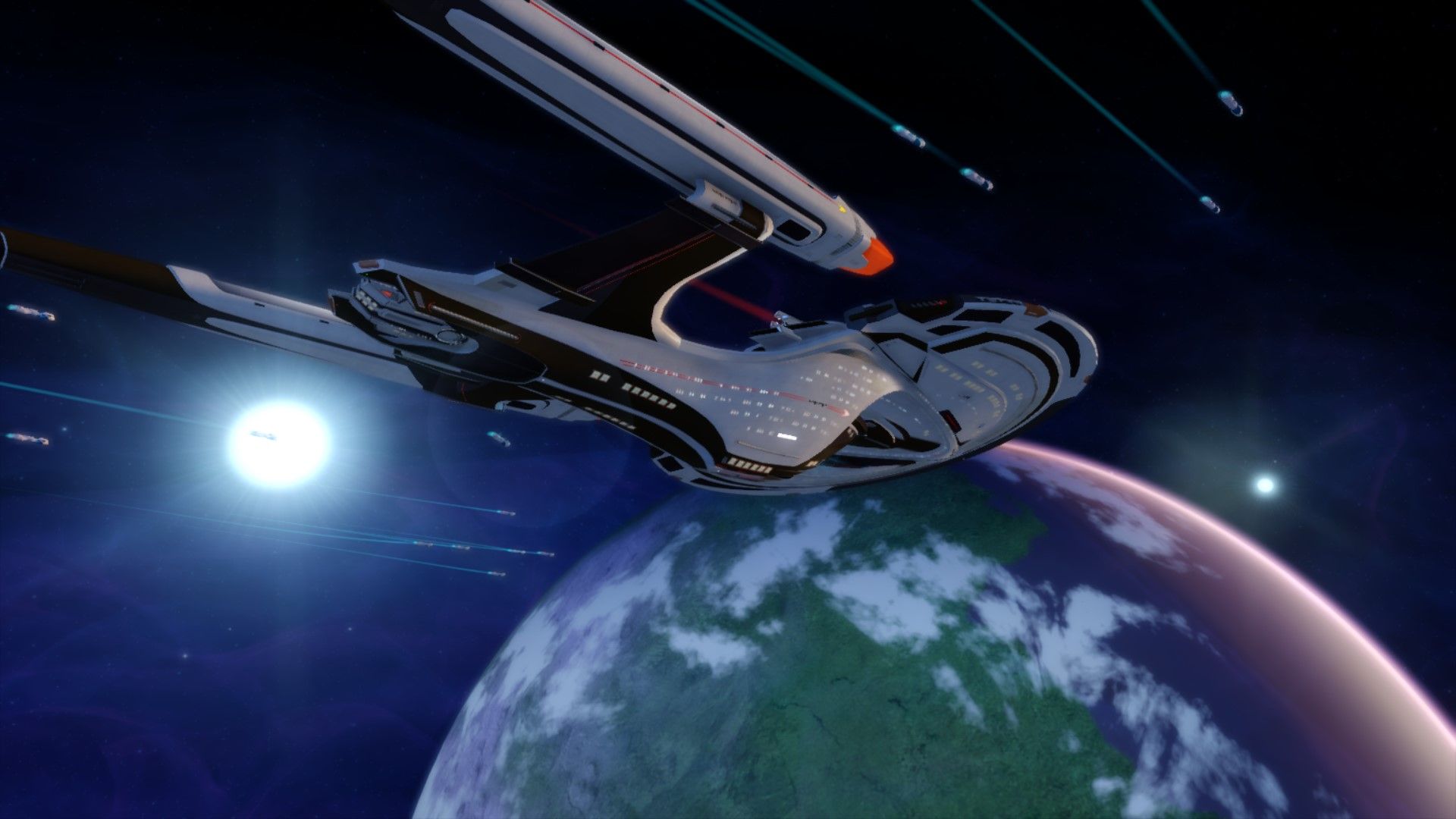 USS Legion approaching New Romulus | Scrolller