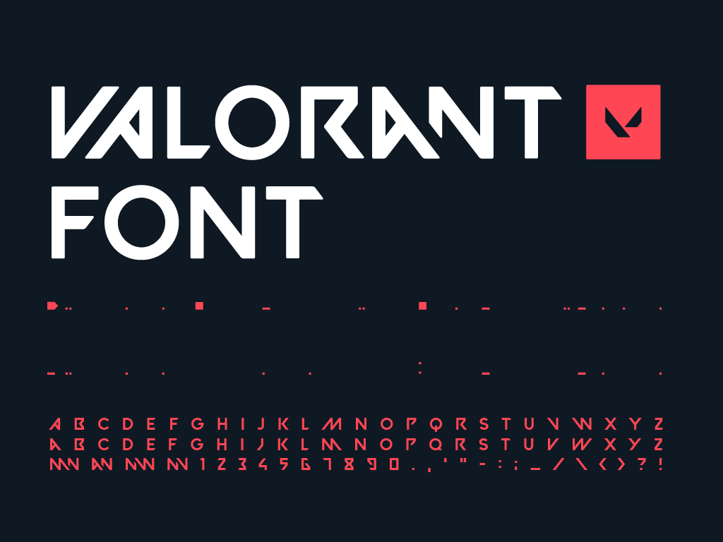 VALORANT Font | Scrolller
