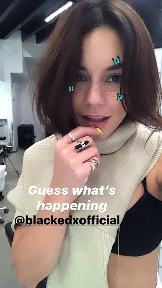 Vanessa Hudgens bts for Blacked | Scrolller