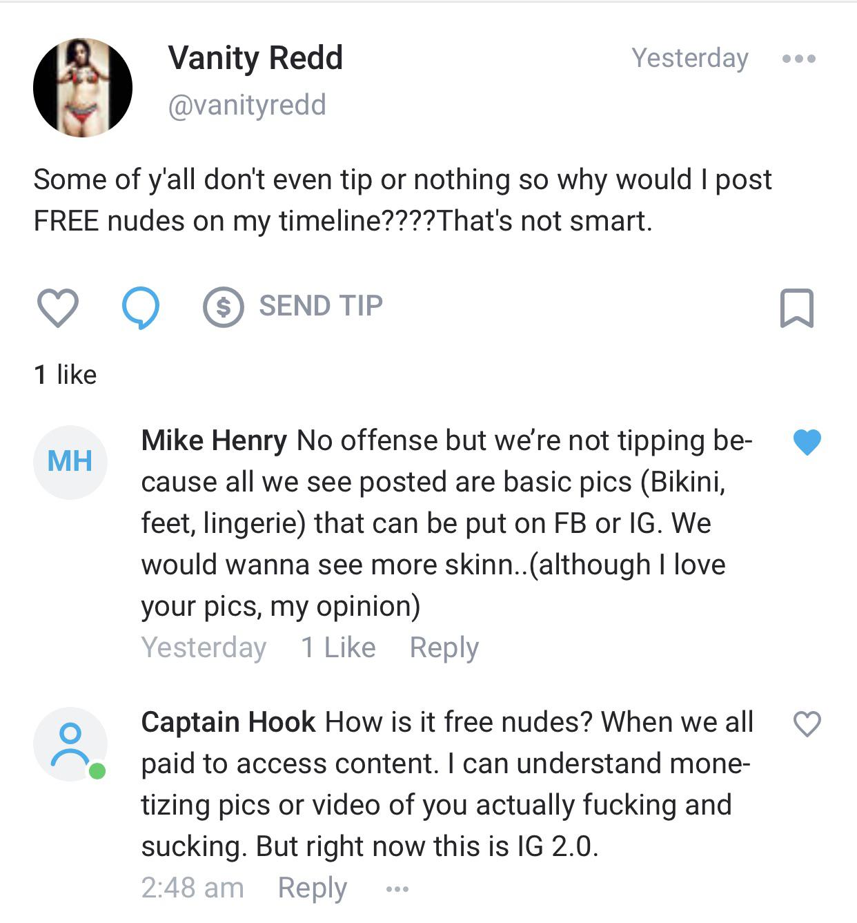 Vanity Redd is true scammer | Scrolller