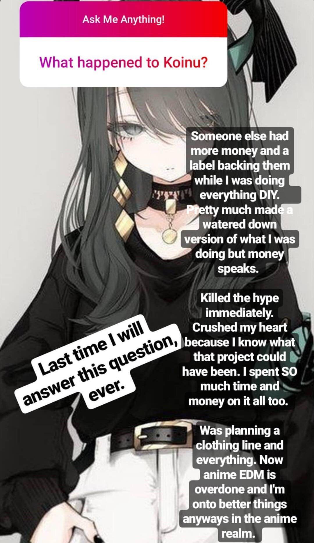 Varien explains what happened to Koinu (his other alias) | Scrolller