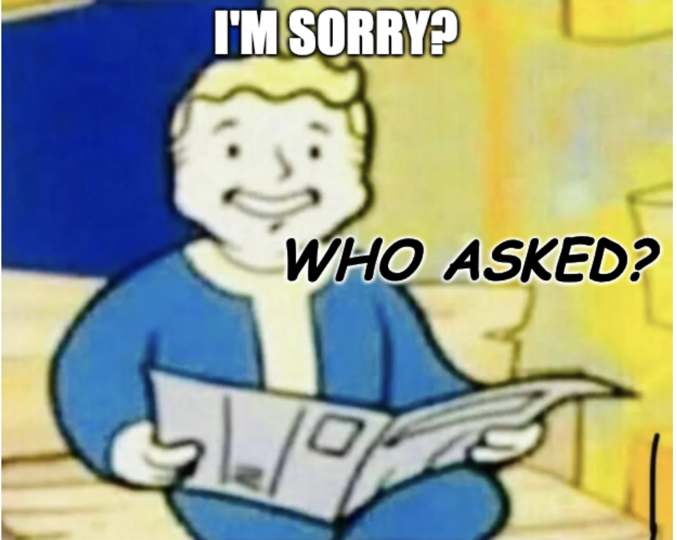 Vault boy What? | Scrolller