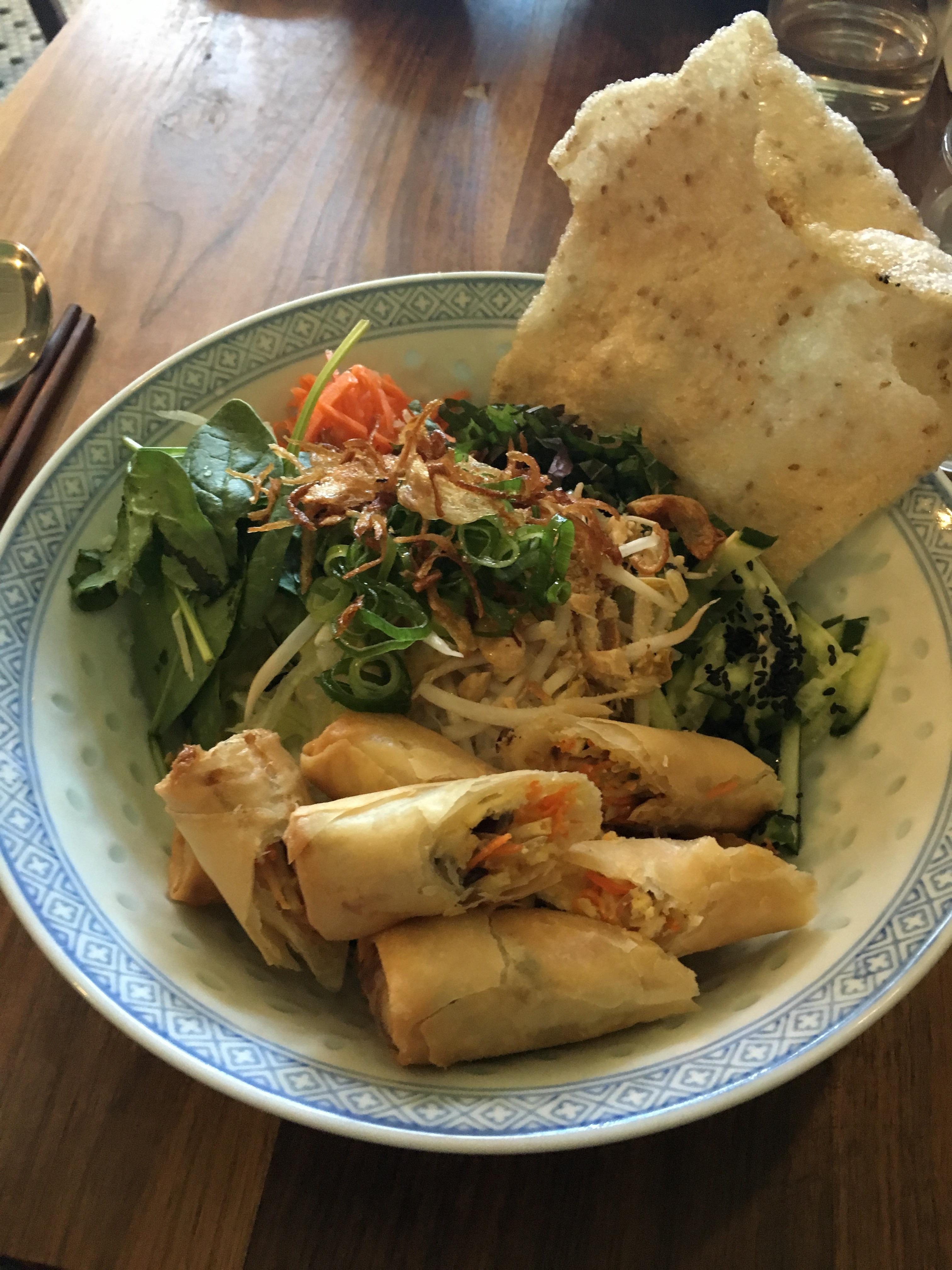 Vegan bun Cha gio- Vietnamese. Good days Melbourne Australia. Amazing | Scrolller