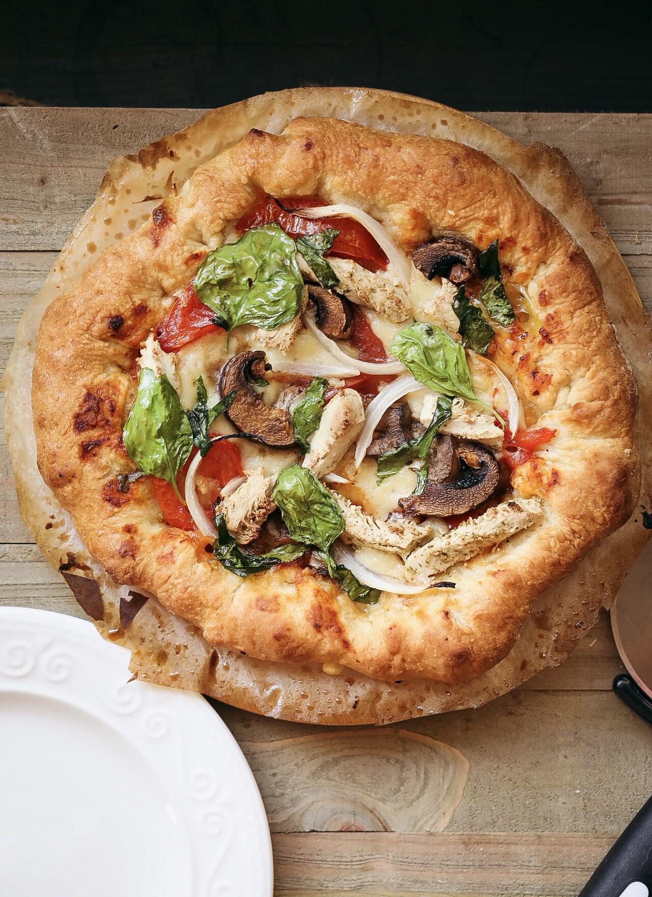 Vegan Stuffed Crust Chicken Pizza today! | Scrolller