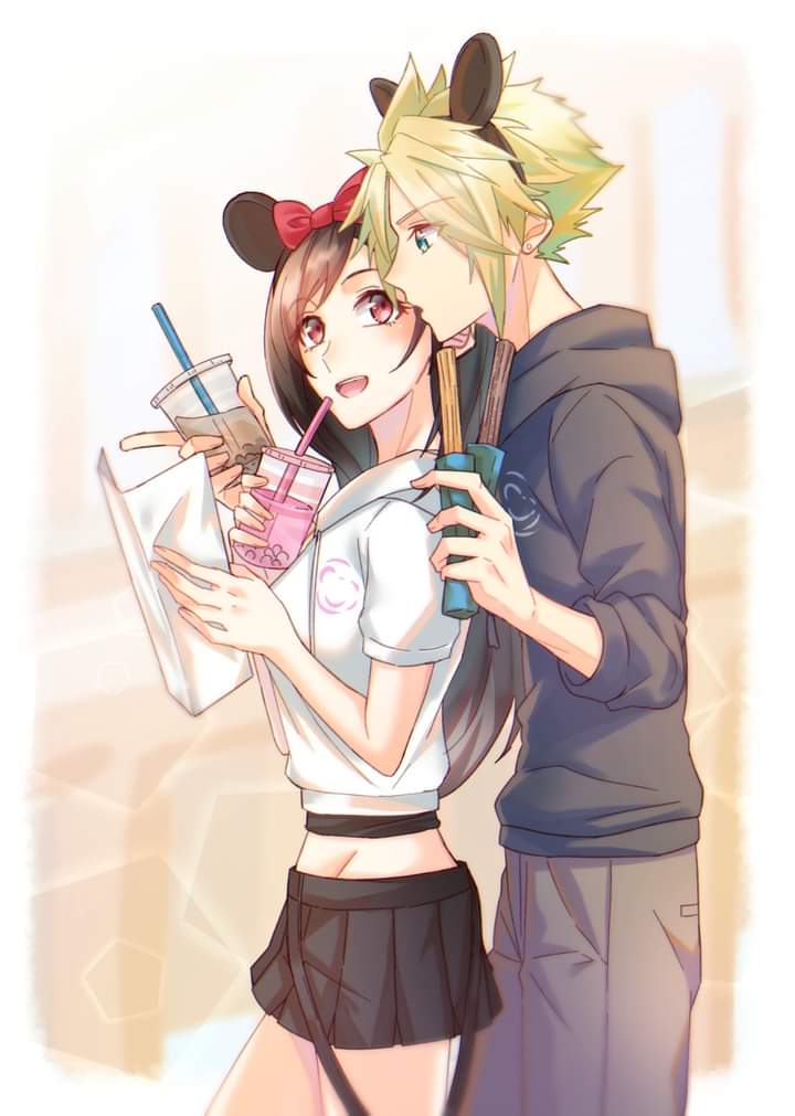 Very cute Tifa and Cloud art 😊 | Scrolller