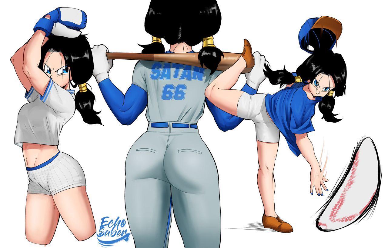 Videl in her baseball uniform (echosaber) | Scrolller