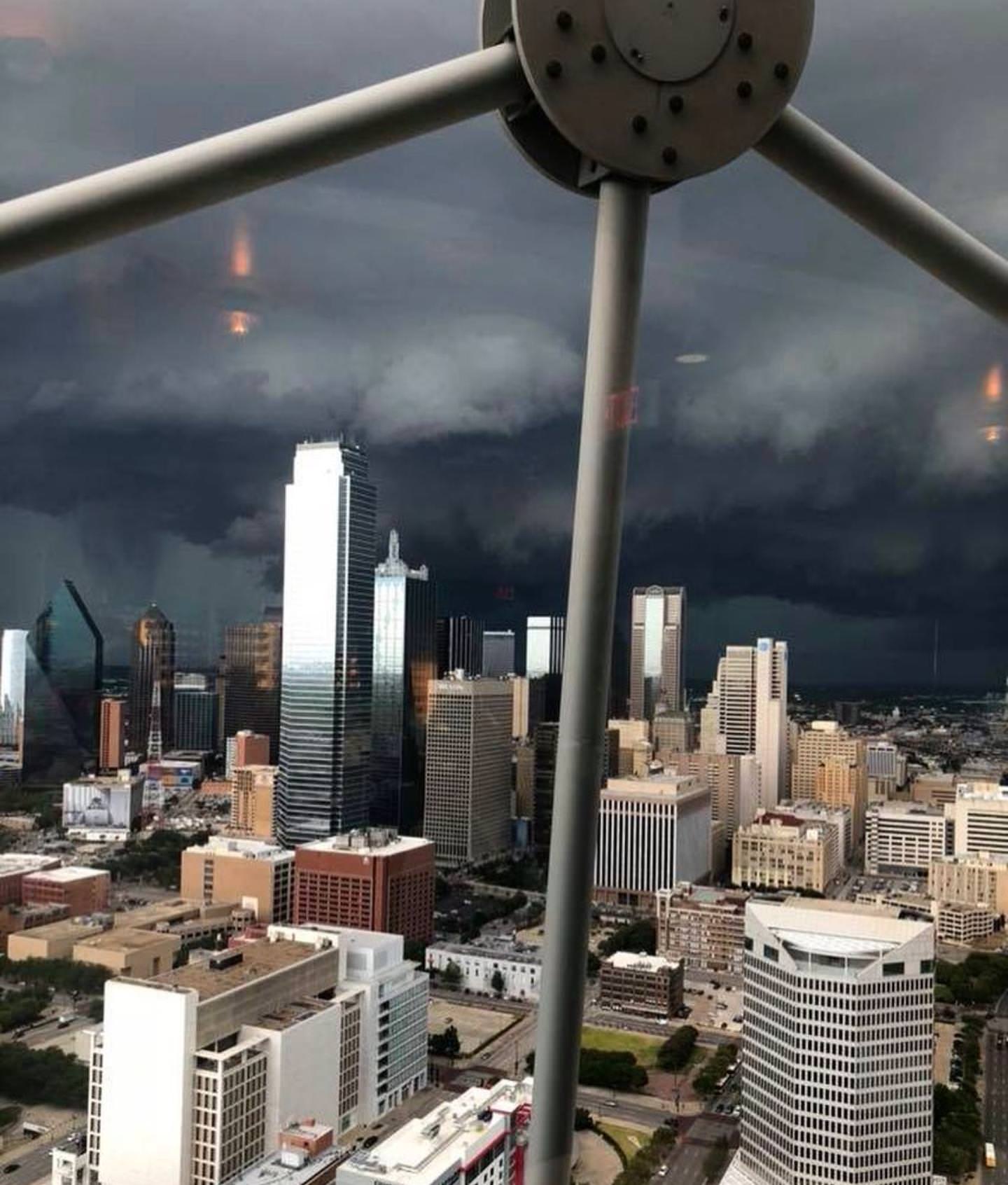 View of the Storm from Reunion Tower | Scrolller