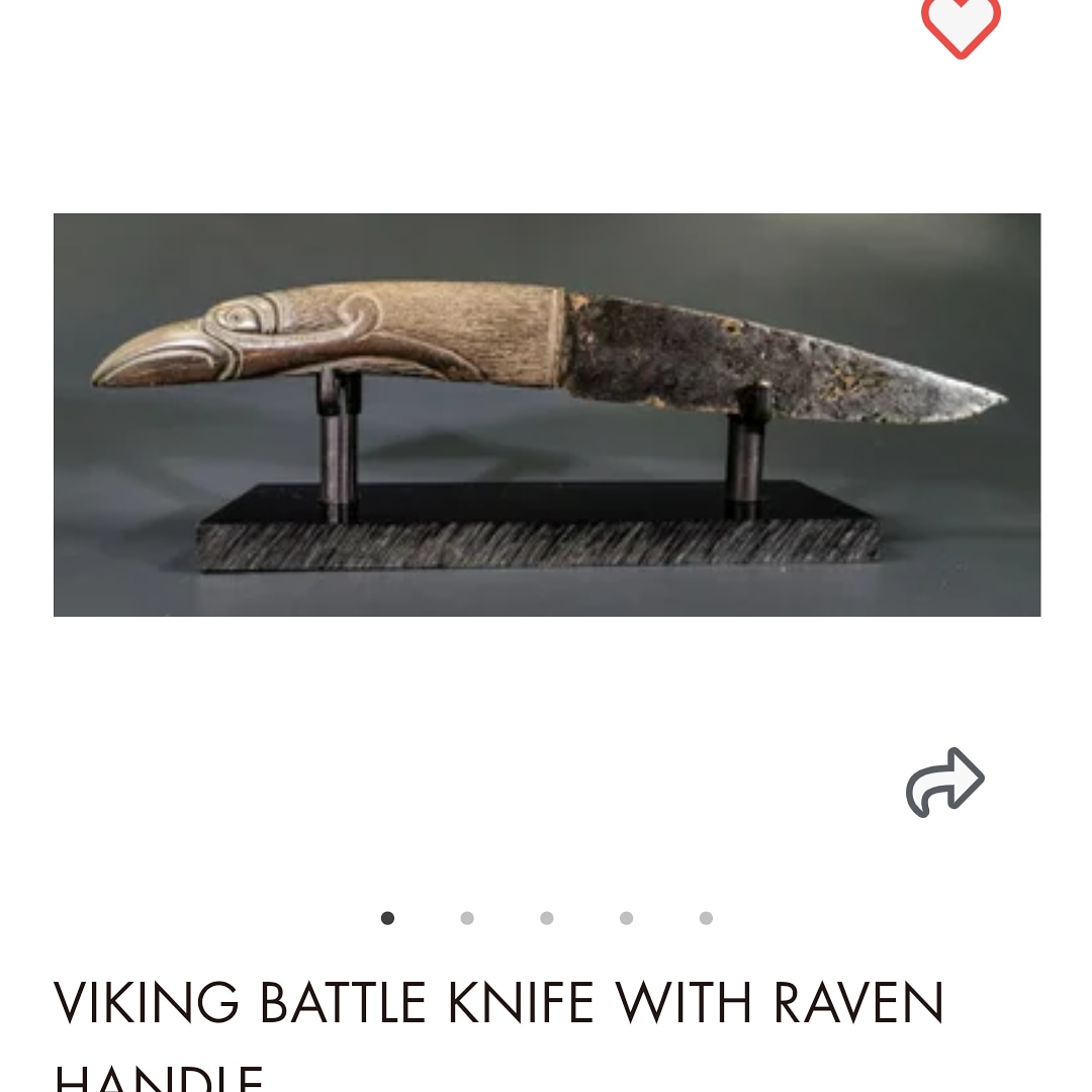 Viking battle knife (recreation) | Scrolller