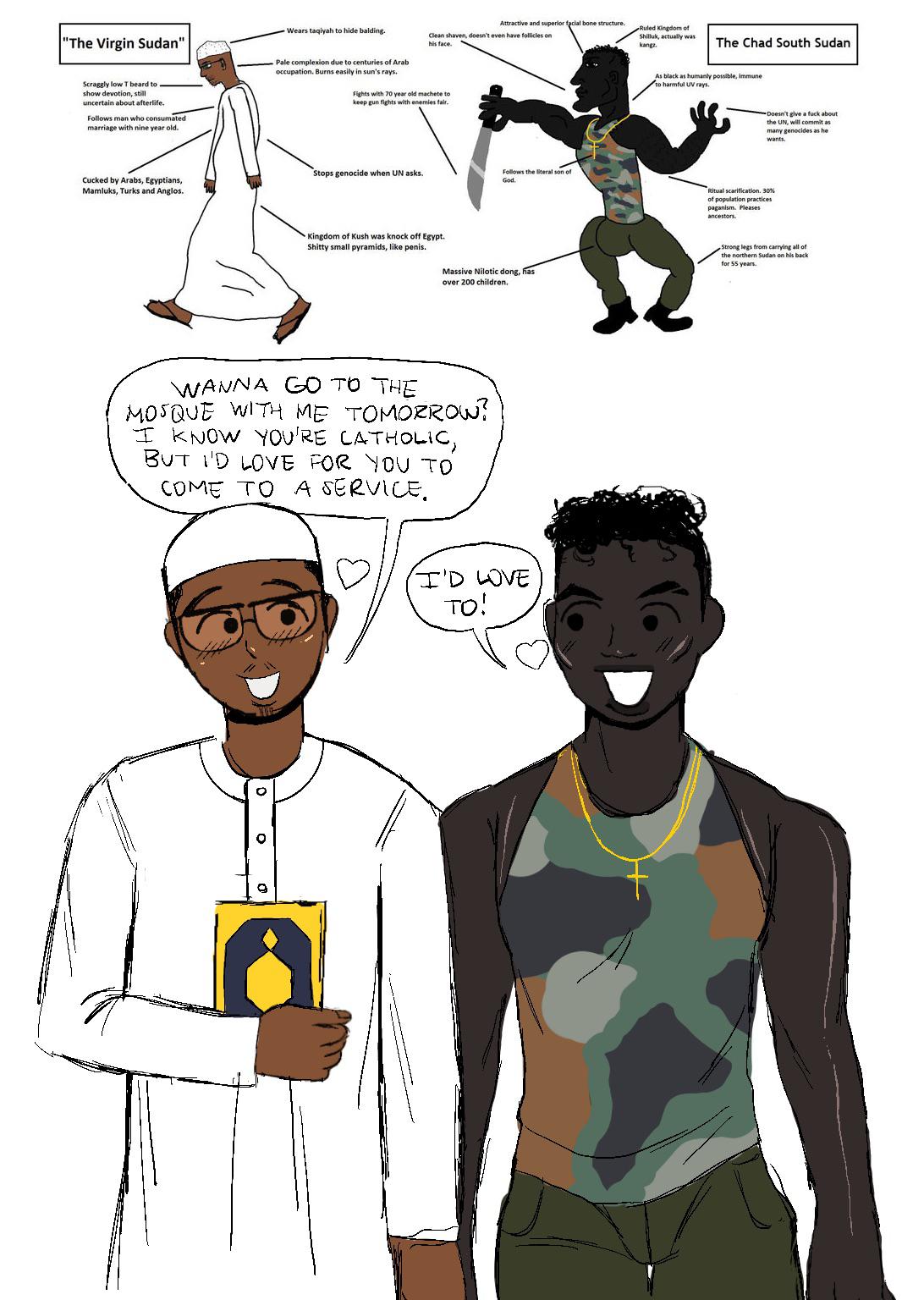 Virgin VS Chad (Sudan Edition) OC | Scrolller