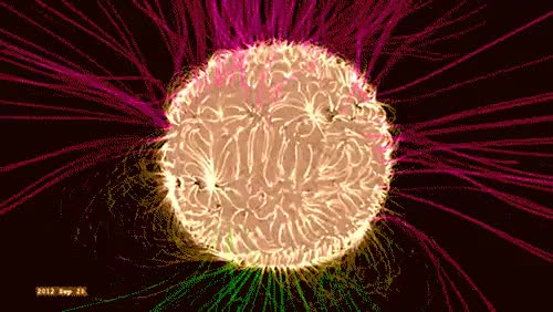 Visualization of the Sun's Magnetic Field | Scrolller