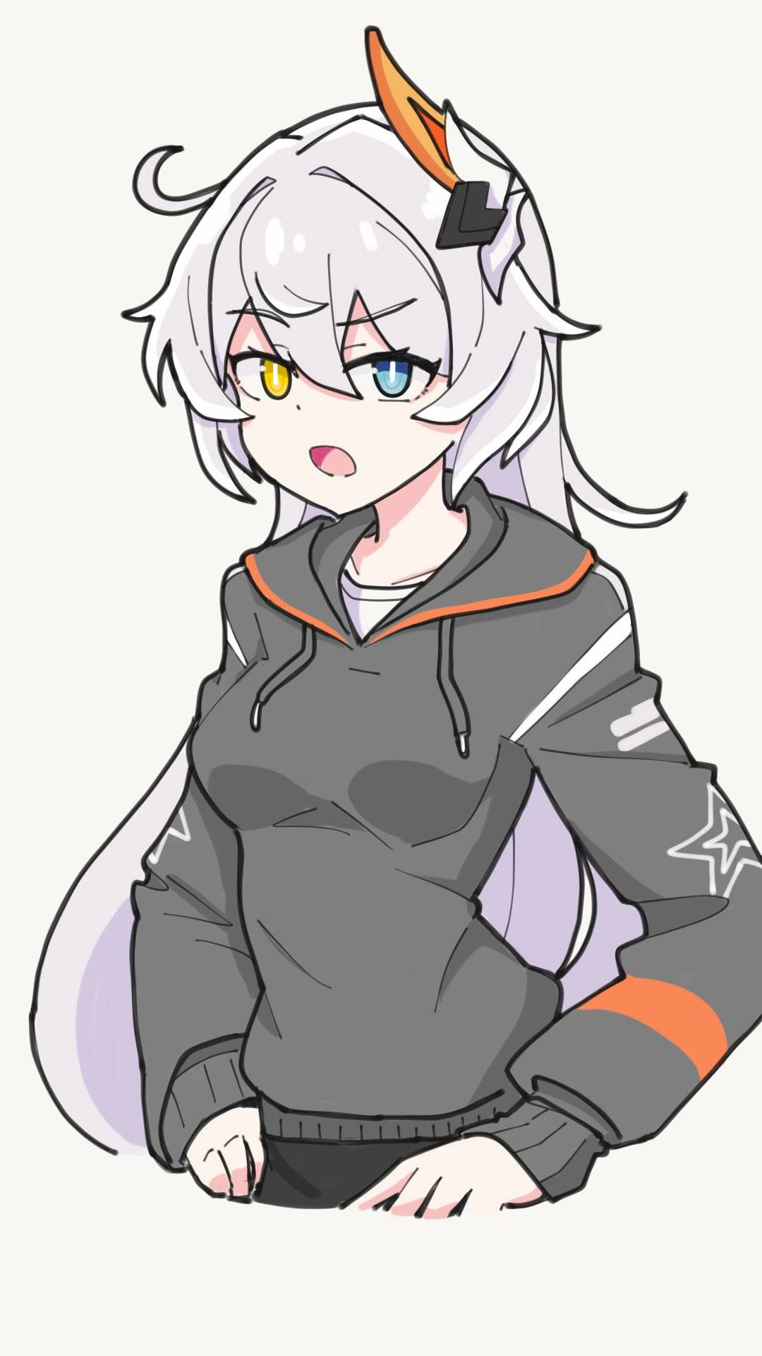 Void Drifter Kiana in a hoodie | Scrolller