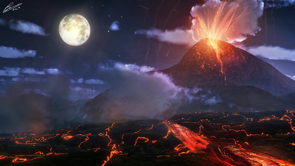 Volcano by Guillermo Krieger | Scrolller