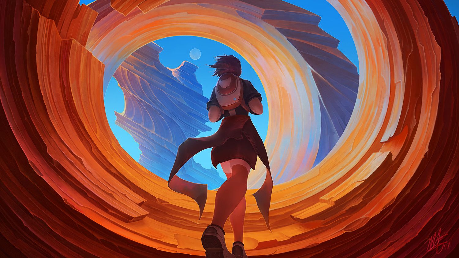 [/r/ImaginaryColorscapes] Vortex by Megan O'Rourke | Scrolller