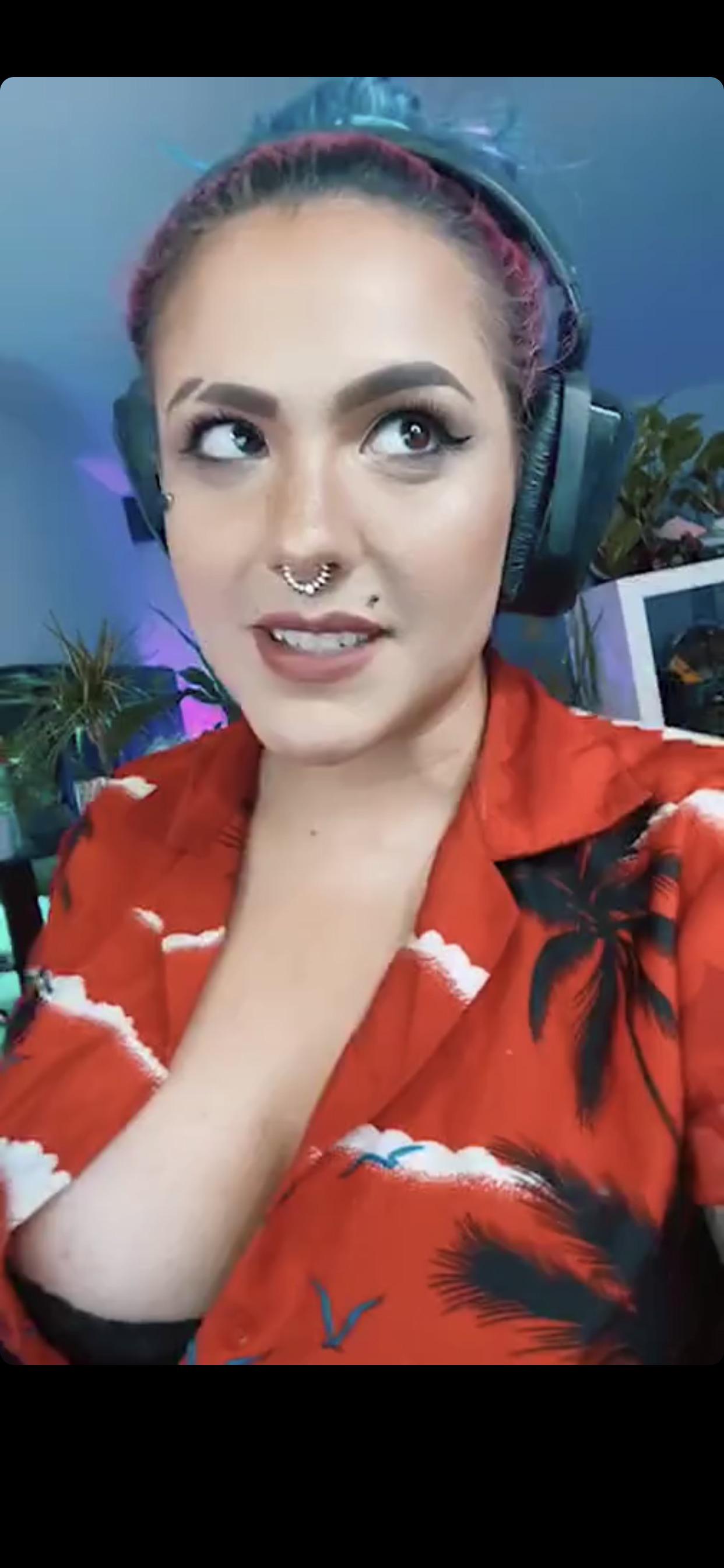 Waiting for her boob to pop out 😩 | Scrolller