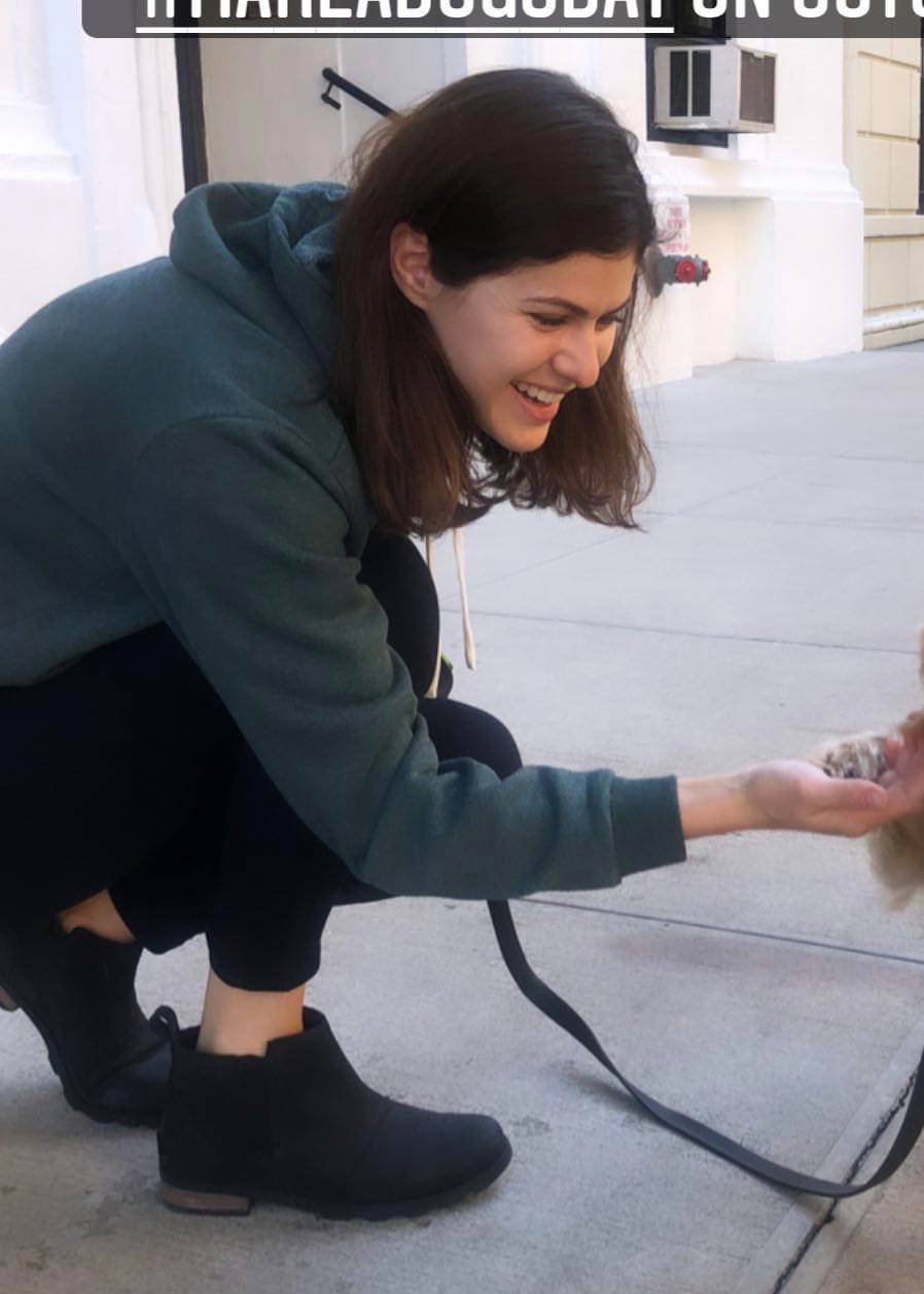 Walking her dog | Scrolller