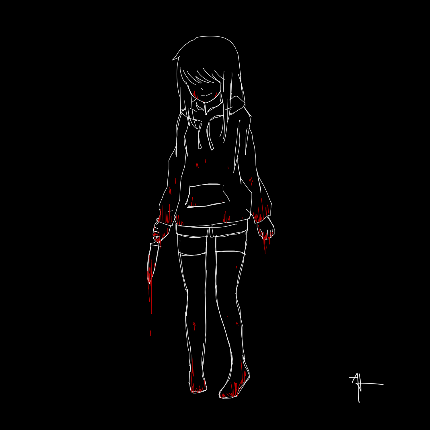 wanted to draw something edgy | Scrolller