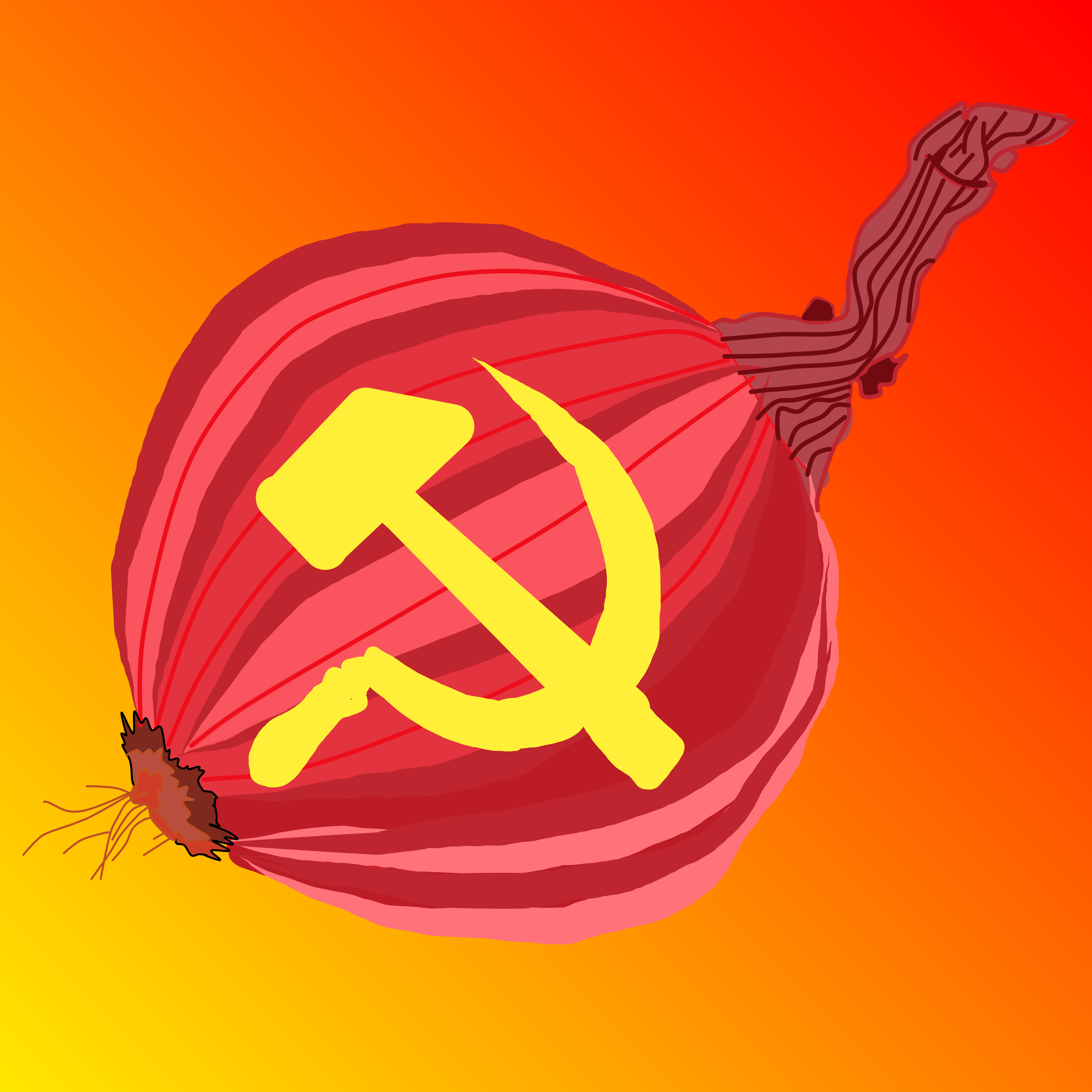 Was bored, made joke with friends, drew Soviet Onion | Scrolller