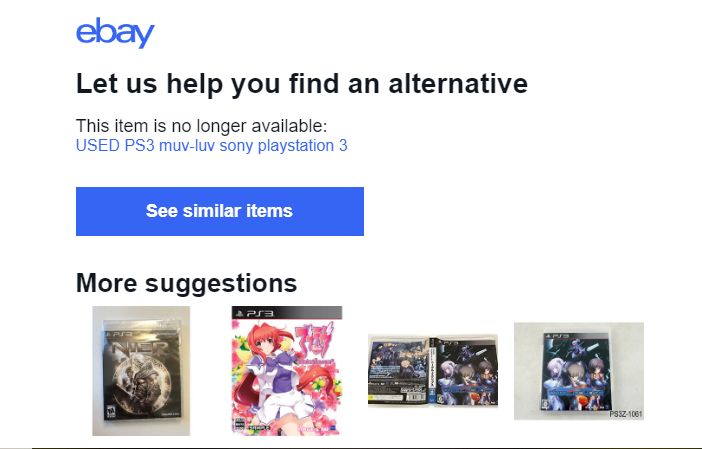 Was browsing through ebay last night. Got this email today. Is this a pun, ebay? | Scrolller