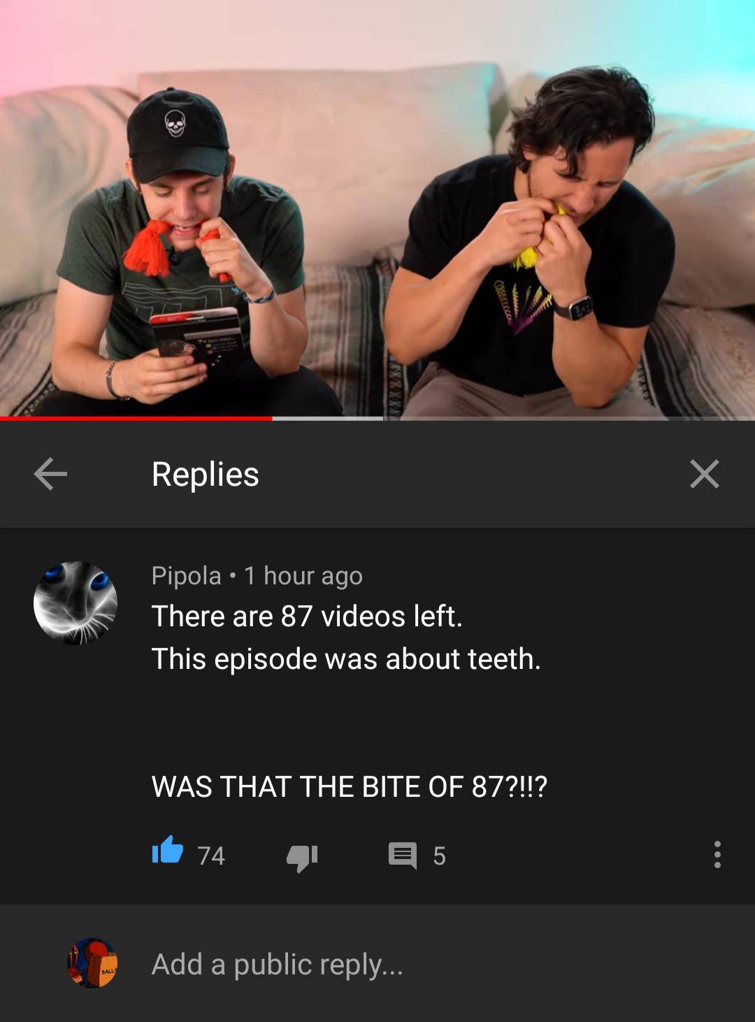 Was that the bite of 87?? | Scrolller