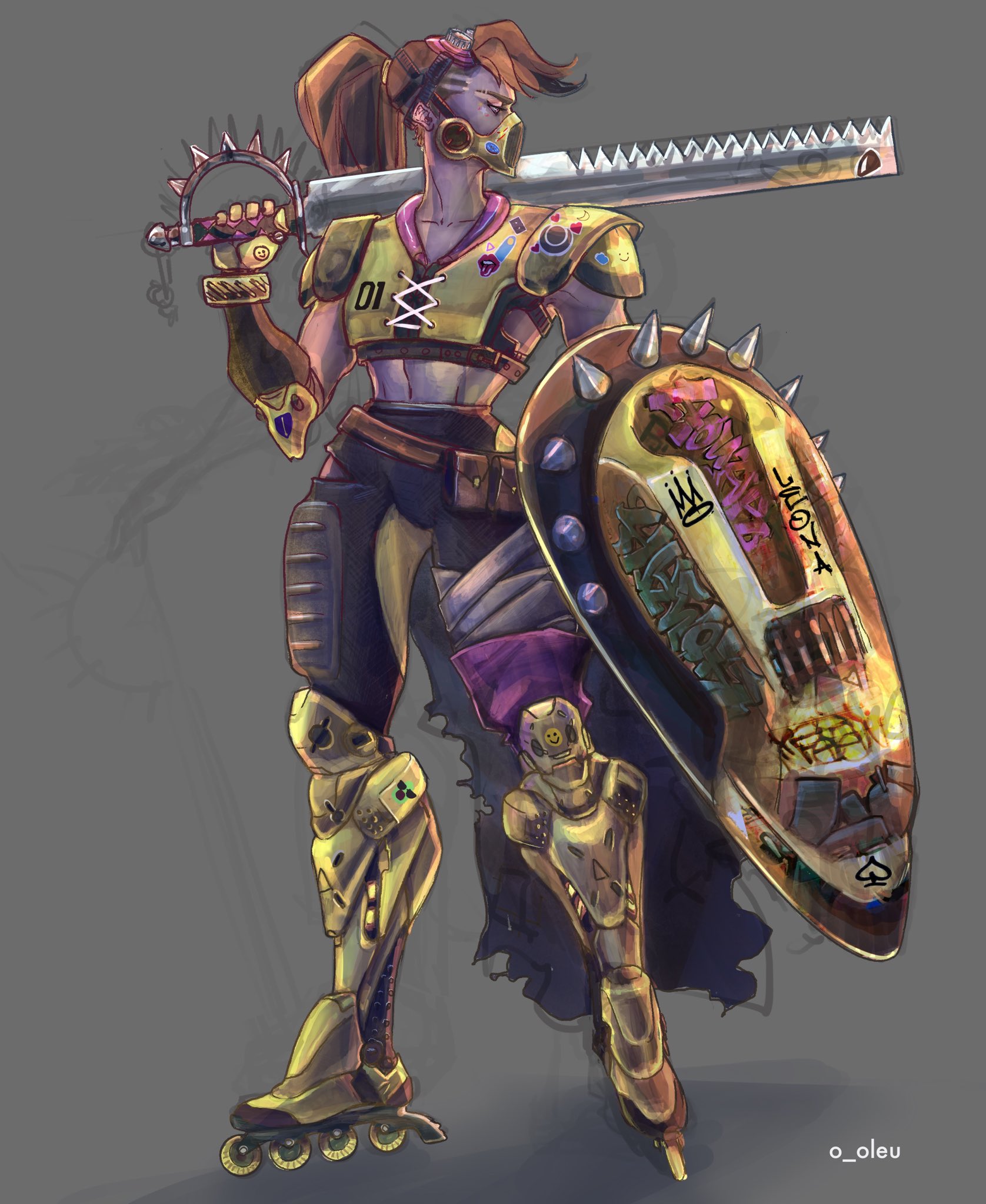 Wasteland/Roller-derby Leona | Scrolller