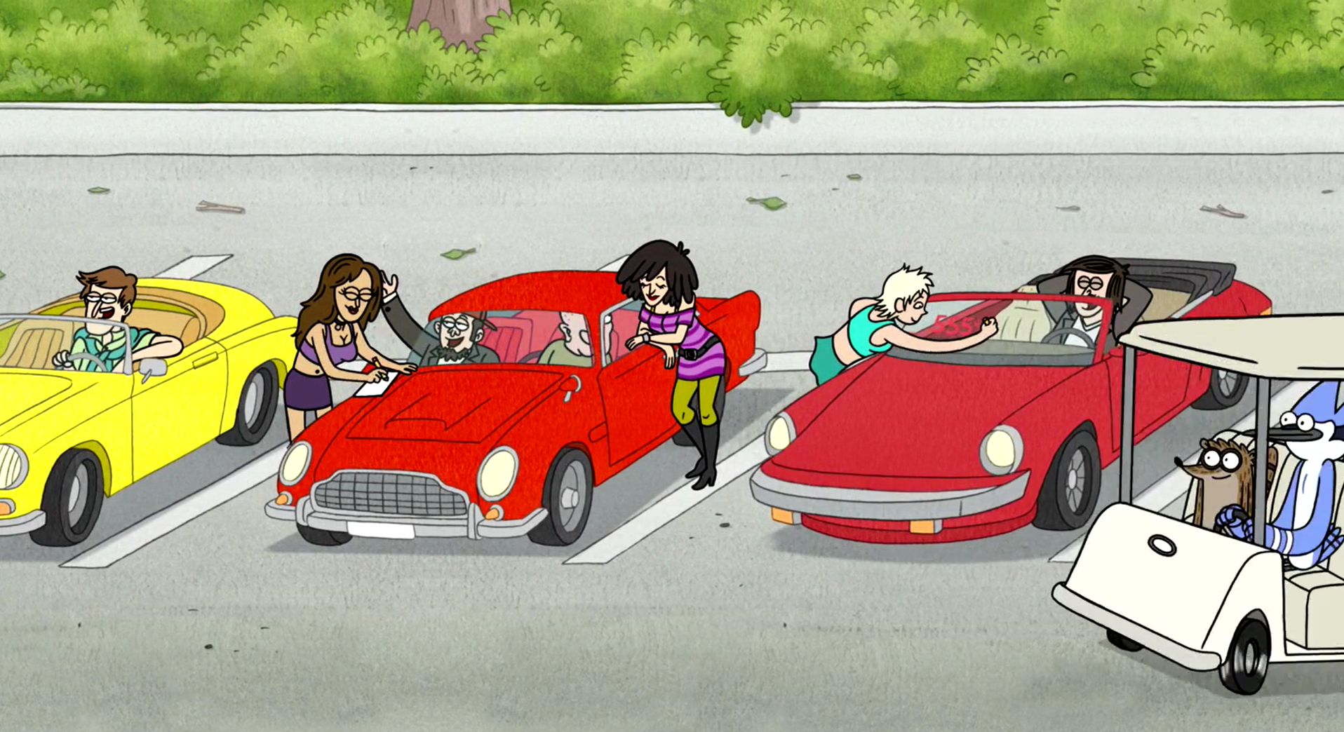 Watching Regular Show, I noticed an early Josh snuck in in this scene in S3E11 Cruisin | Scrolller