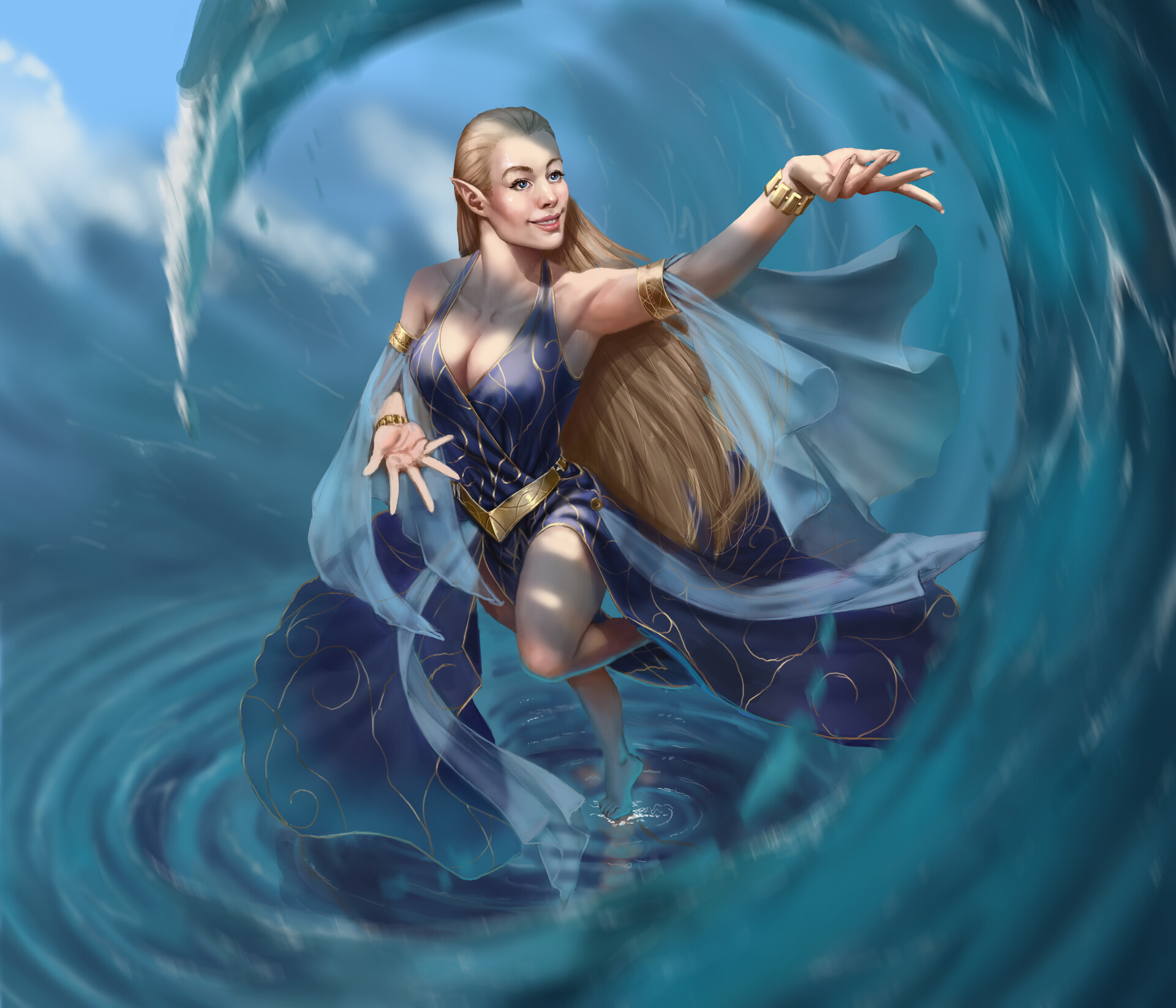 Water Mage by Lukas Baumgartner | Scrolller
