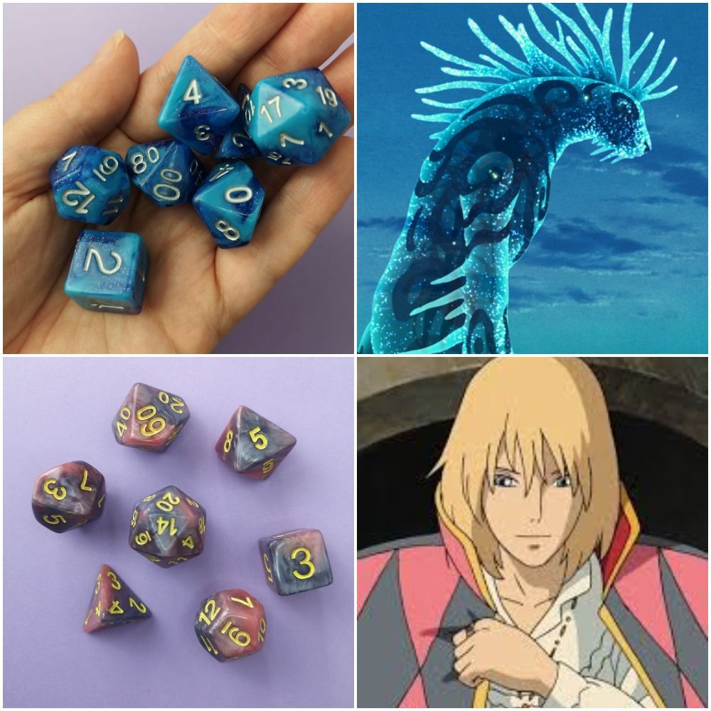 We designed dice inspired by Studio Ghibli characters | Scrolller