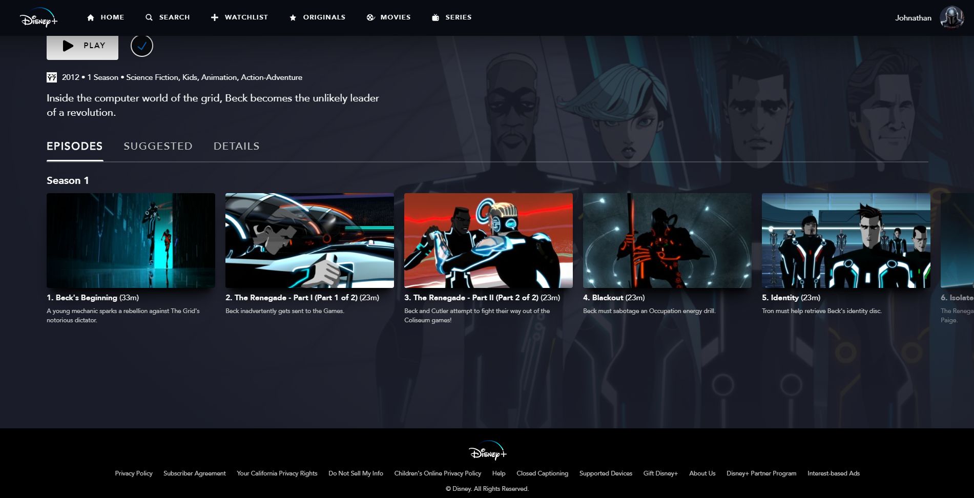 We did it! Beck's Beginning is now on D+! | Scrolller