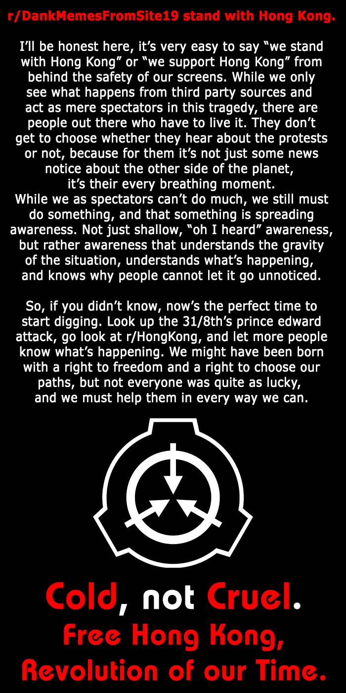 We stand with Hong Kong | Scrolller