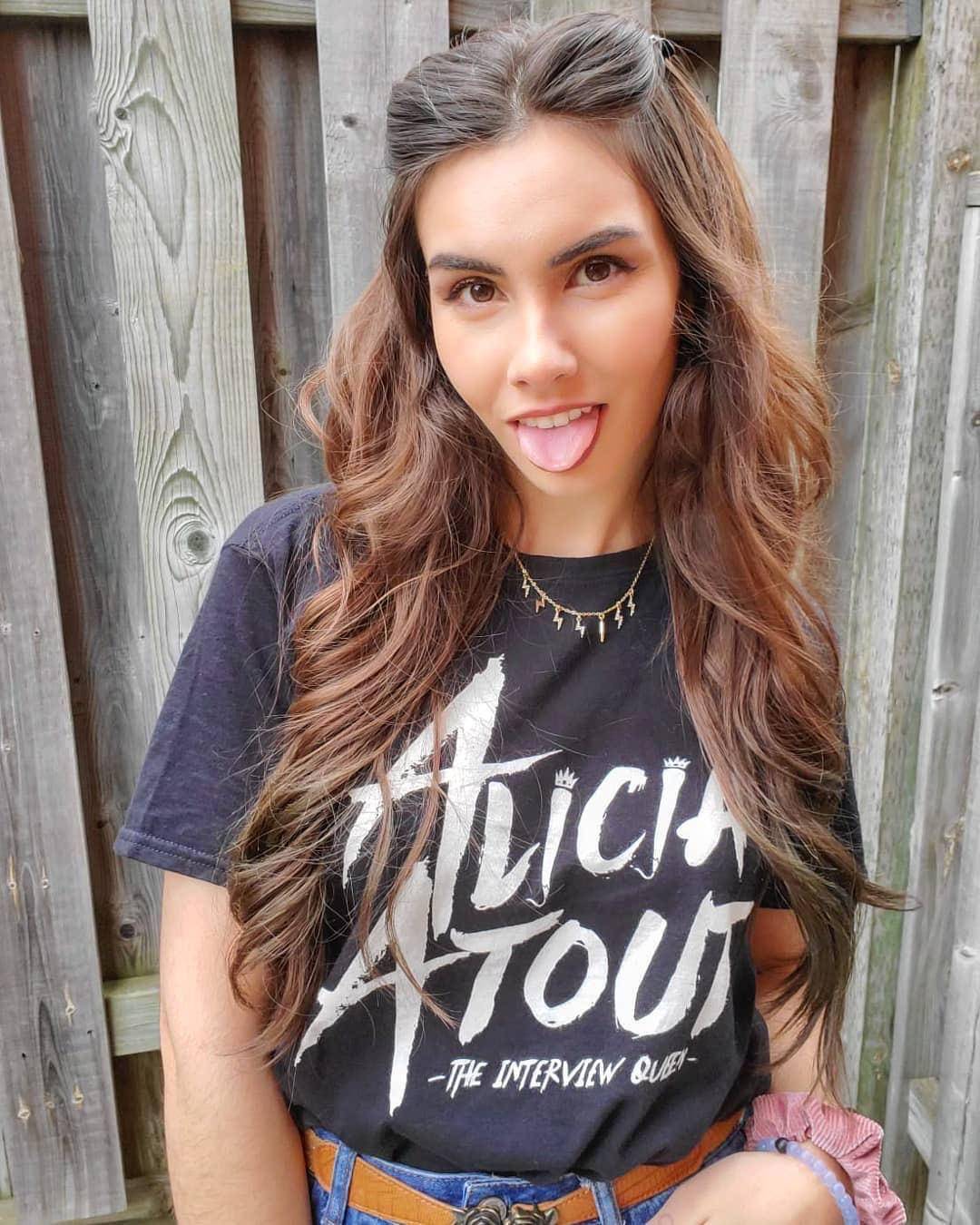 Wearing her own merch | Scrolller