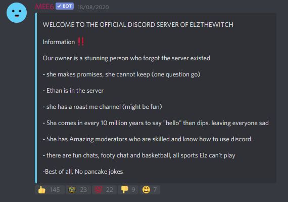Welcome to Elz the witch discord server | Scrolller